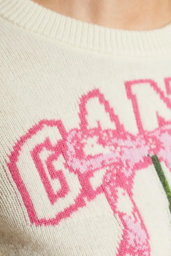 GANNI Logo Sweater