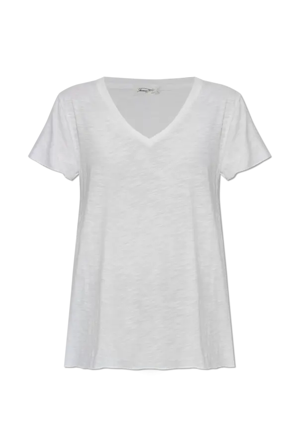 American Vintage V-neck T-shirt - White
