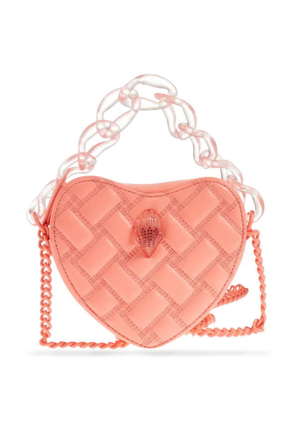 Kurt Geiger Heart Shoulder Bag - Pink