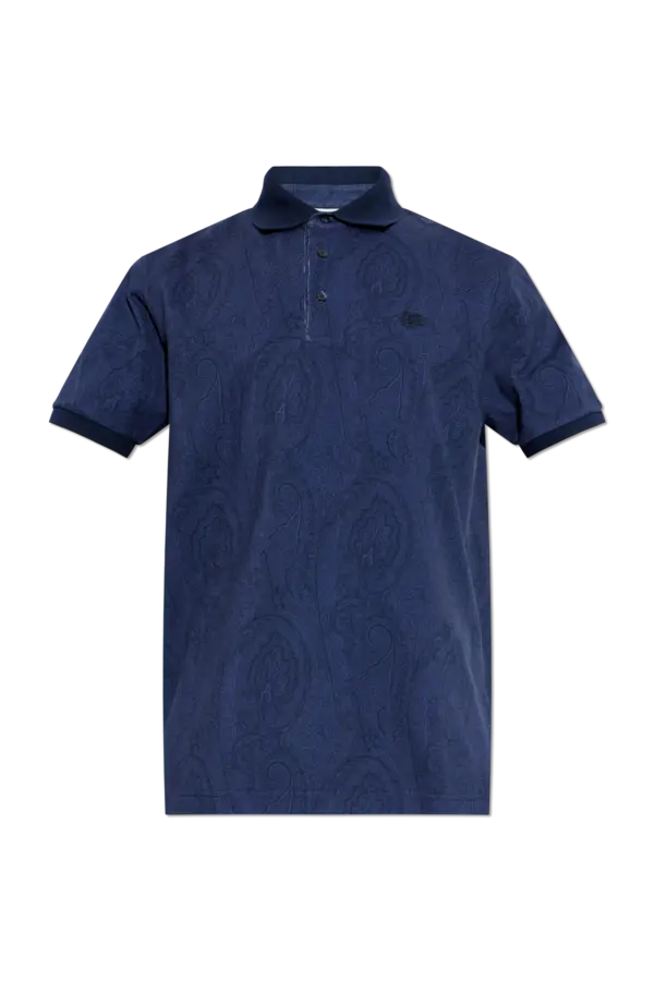Etro Polo With Logo Patch