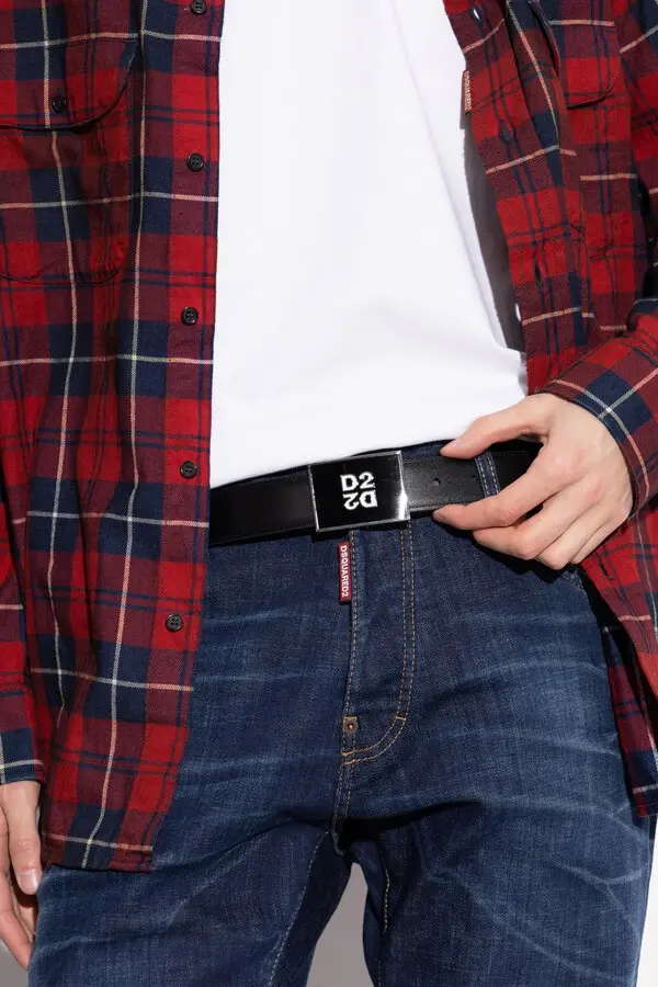 Dsquared2 Belt With Interchangeable Buckles