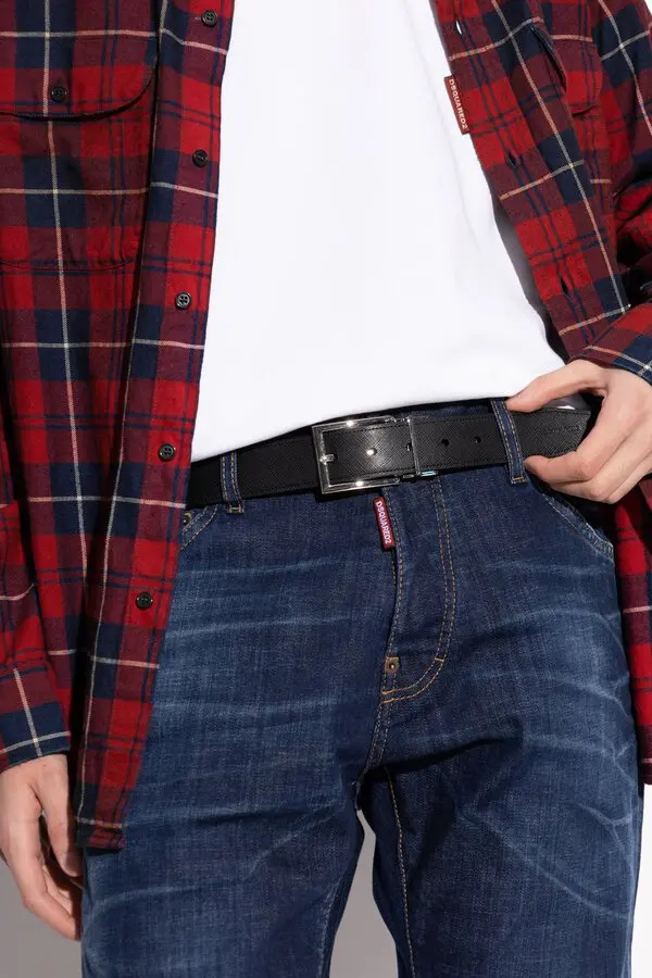 Dsquared2 Belt With Interchangeable Buckles