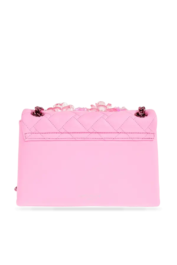 Kurt Geiger Kensington Flower Medium Shoulder Bag - Pink