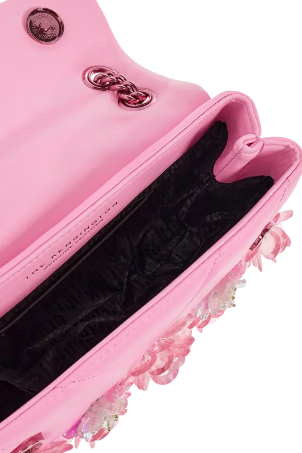 Kurt Geiger Kensington Flower Medium Shoulder Bag - Pink