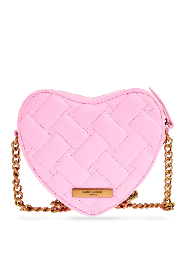 Kurt Geiger Kensington Heart Shoulder Bag - Pink