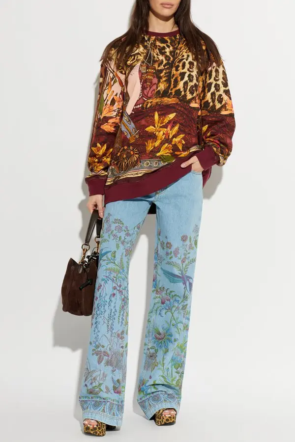 Etro Patterned Crewneck Sweatshirt - Multicolour