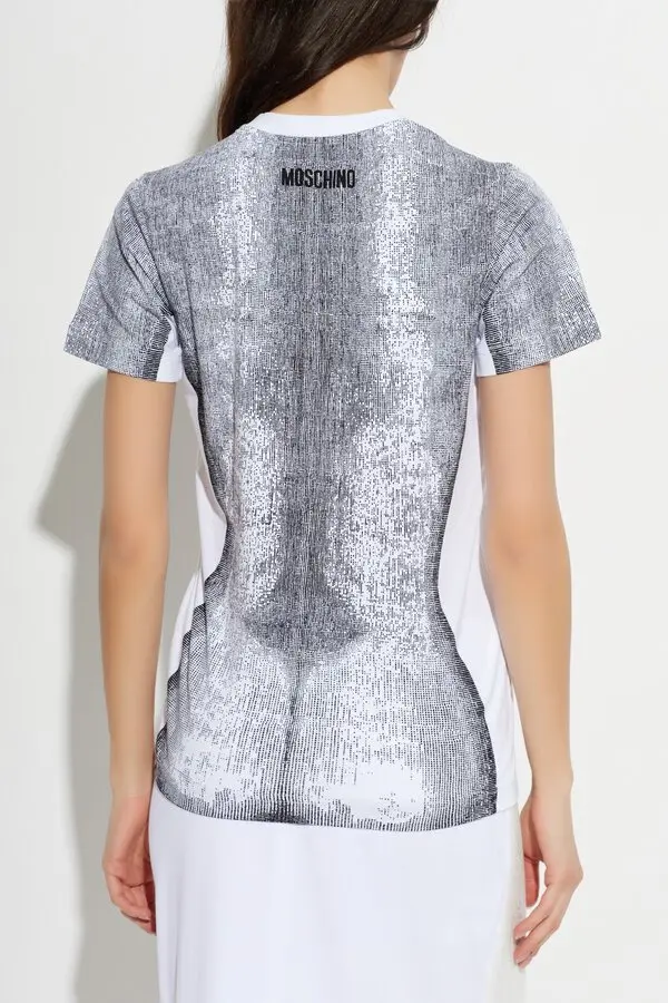 Moschino Printed T-shirt - Grey