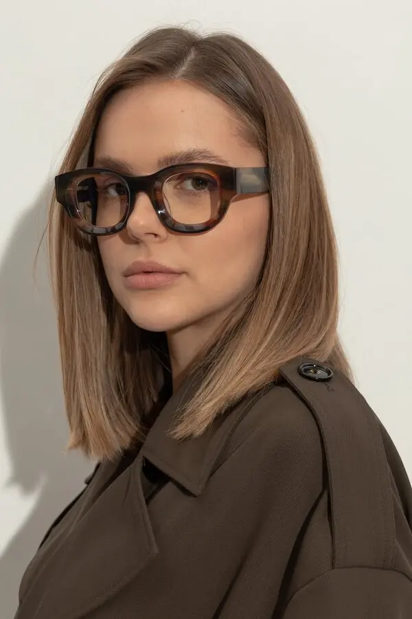 Thierry Lasry Rectangular Eyeglasses - Brown