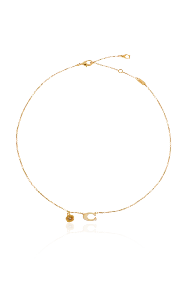 COACH Brass Necklace - Gold