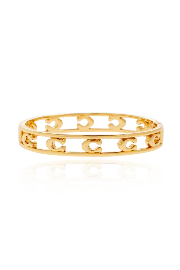 COACH Logo Bracelet - Gold