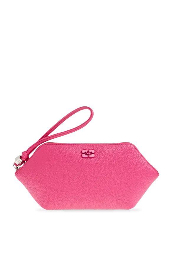 GANNI Wallet With Logo - Pink