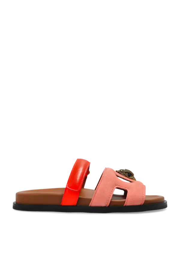 Kurt Geiger Eagle Cut Out Slides - Multicolour