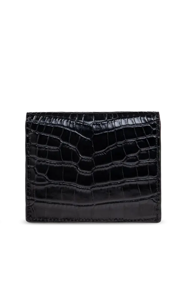 TOTEME Leather Card Holder - Black