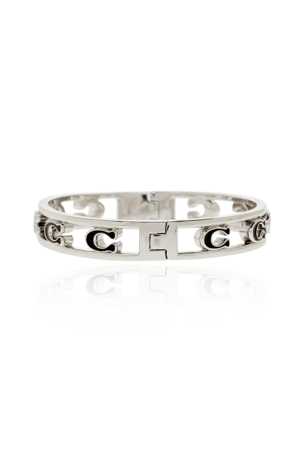 COACH Logo Bangle - Silver