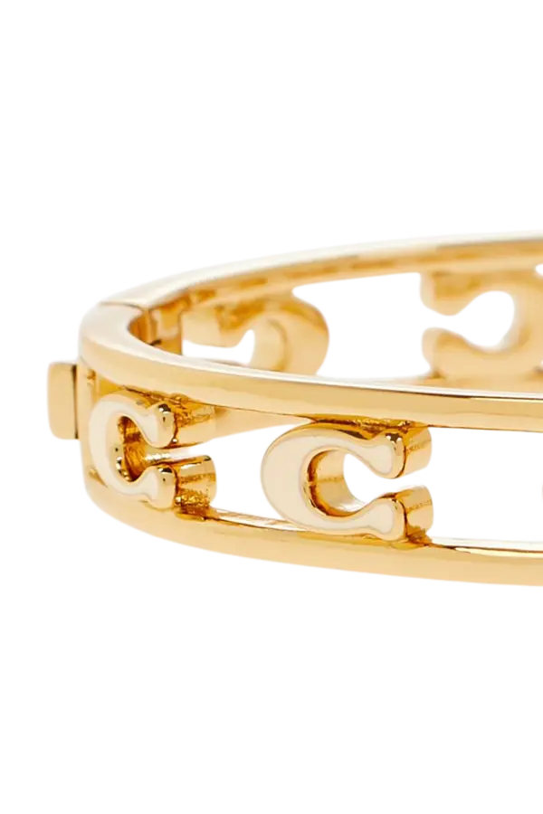 COACH Logo Bracelet - Gold