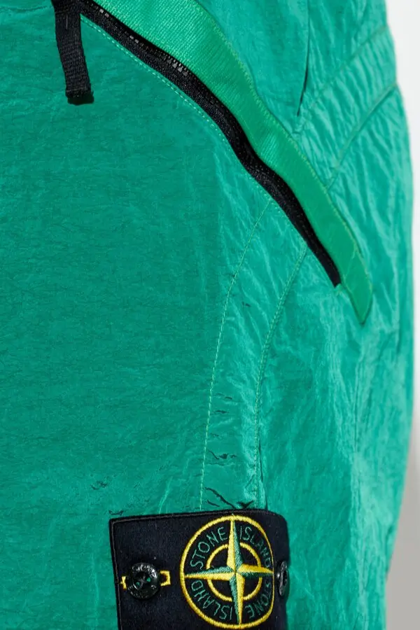 Stone Island Shorts With Logo Patch