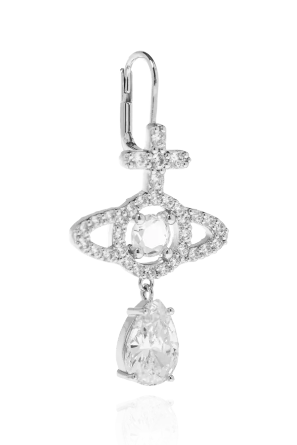 VIVIENNE WESTWOOD Orbital Crystal Dangle Earrings