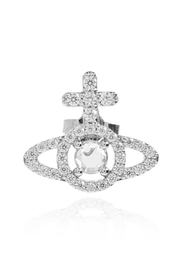 VIVIENNE WESTWOOD Earrings With Shimmering Crystals