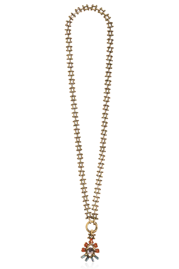 Etro Brass Necklace With Pendant