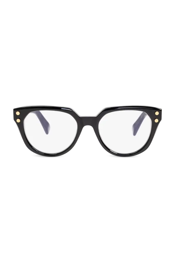 Balmain Full Rim Cat Eye Eyeglasses - Black