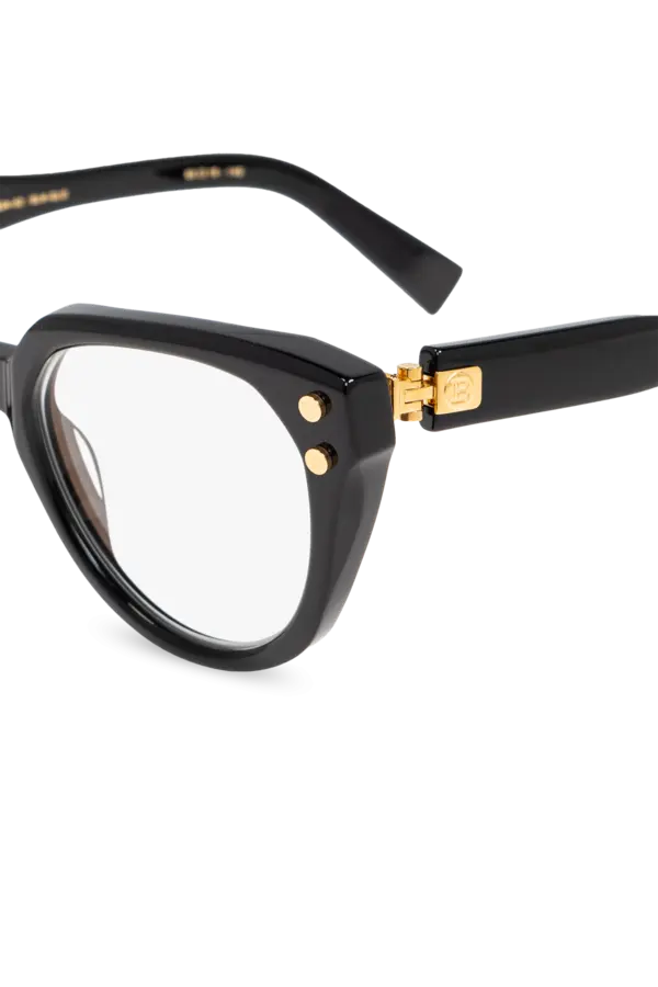 Balmain Full Rim Cat Eye Eyeglasses - Black