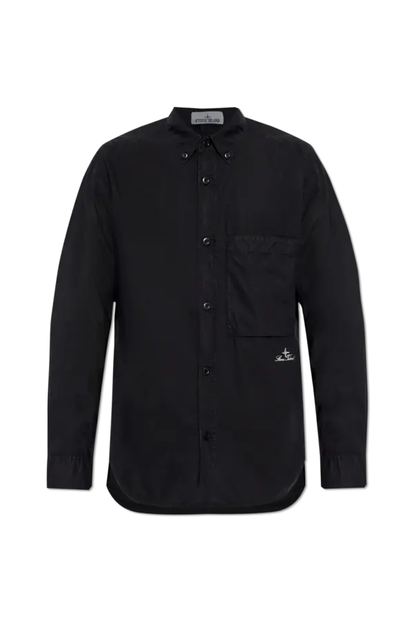 Stone Island Shirt With Embroidered Logo