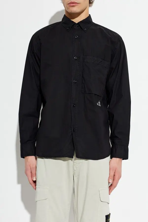 Stone Island Shirt With Embroidered Logo
