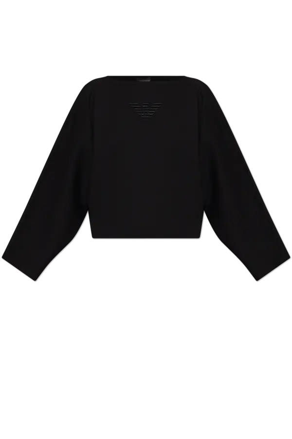 Emporio Armani Oversize Sweatshirt - Black