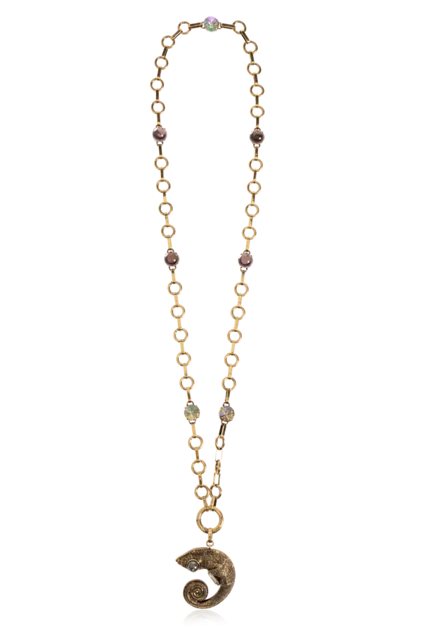 Etro Necklace With Chameleon Pendant