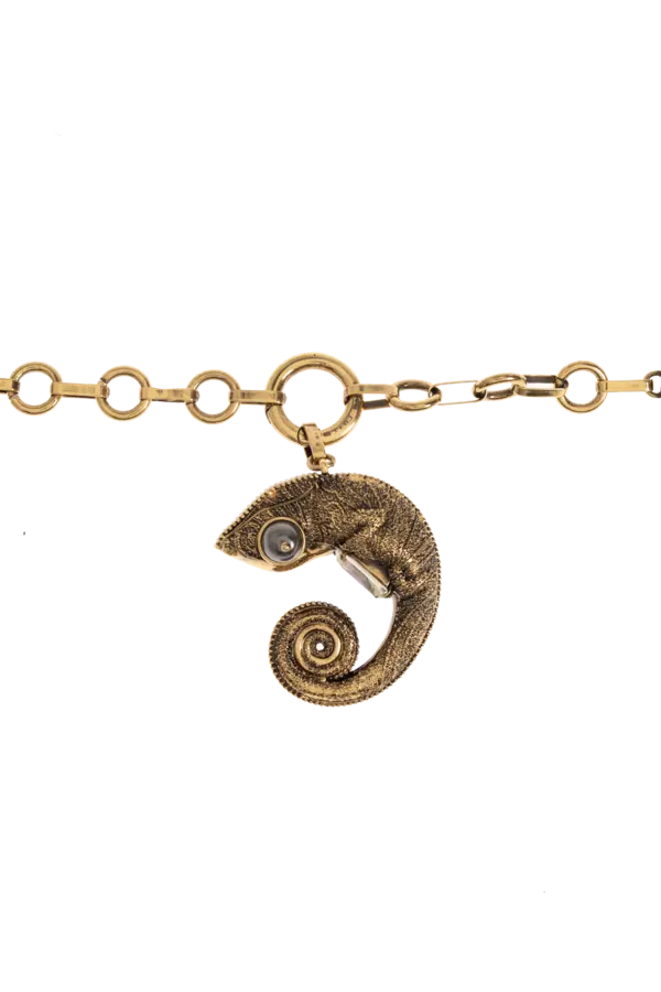 Etro Necklace With Chameleon Pendant