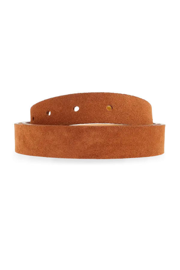 BY MALENE BIRGER Zoilo Suede Belt - Brown