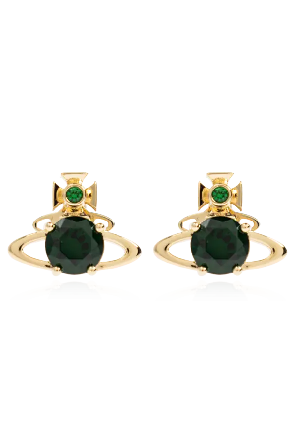 VIVIENNE WESTWOOD Brass Earrings - Green