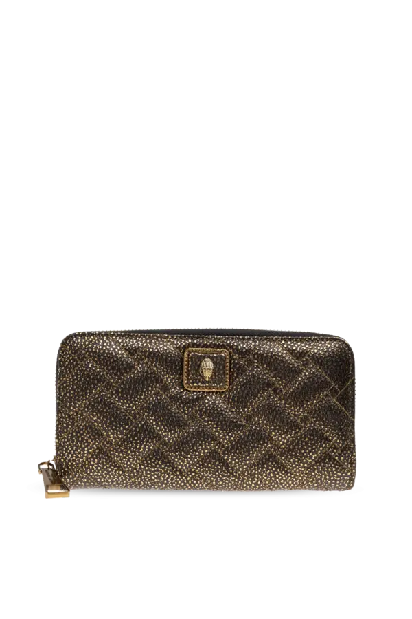 Kurt Geiger Leather Wallet - Gold