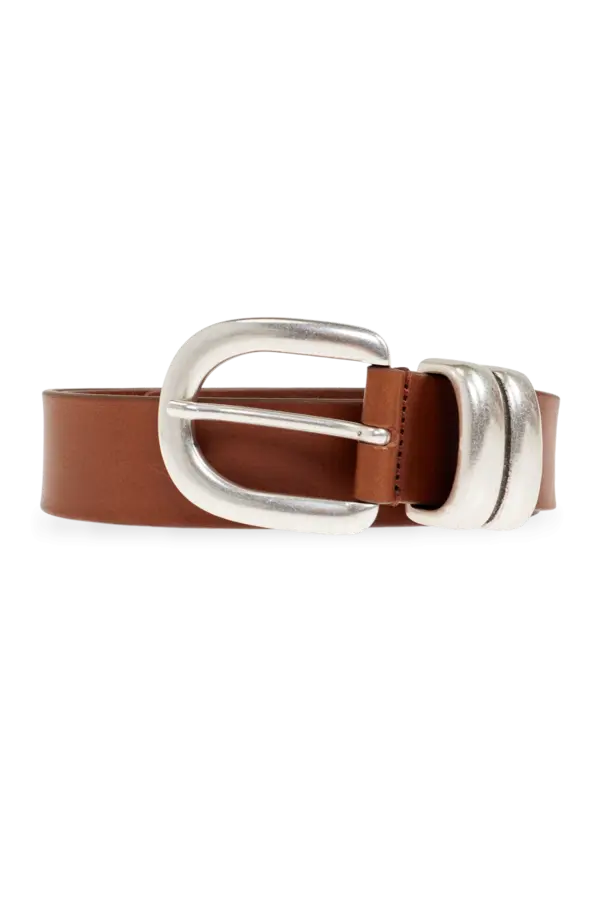 BY MALENE BIRGER Zoira Leather Belt - Brown