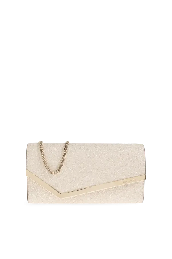 JIMMY CHOO Emmie' Clutch - Gold