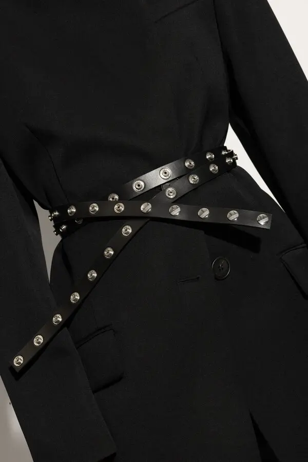 Attico Leather Belt - Black