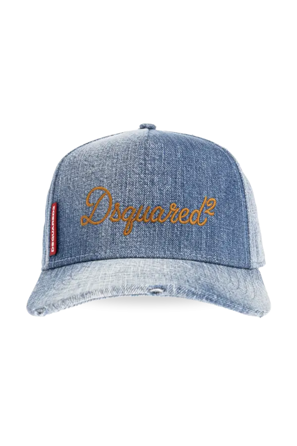 Dsquared2 Denim Baseball Cap - Blue