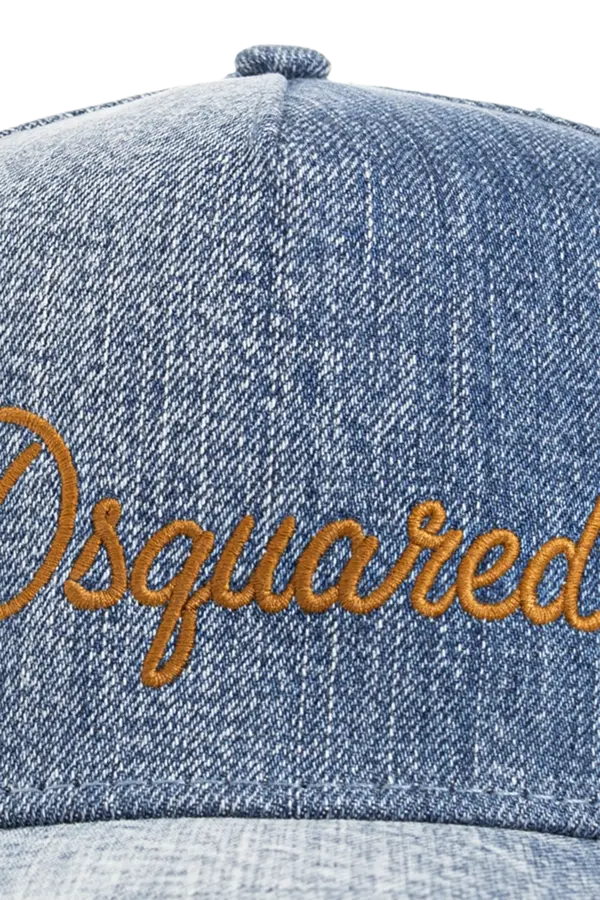 Dsquared2 Denim Baseball Cap - Blue
