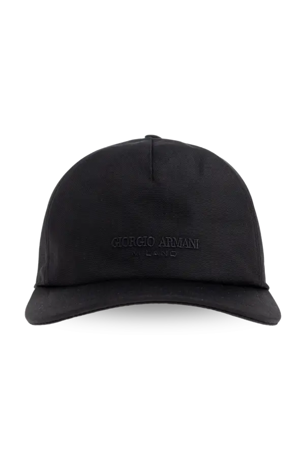 Giorgio Armani Visor Cap - Black