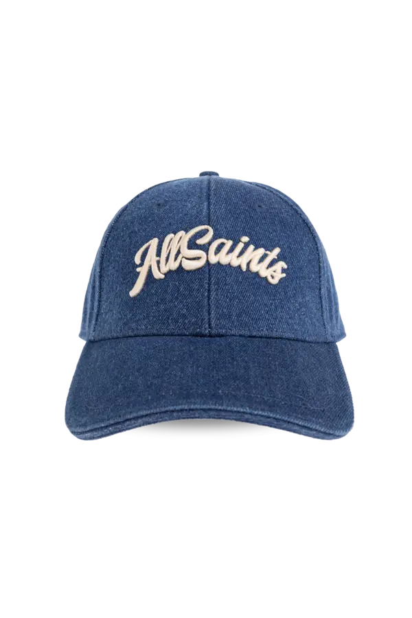 ALLSAINTS Denim Baseball Cap - Blue