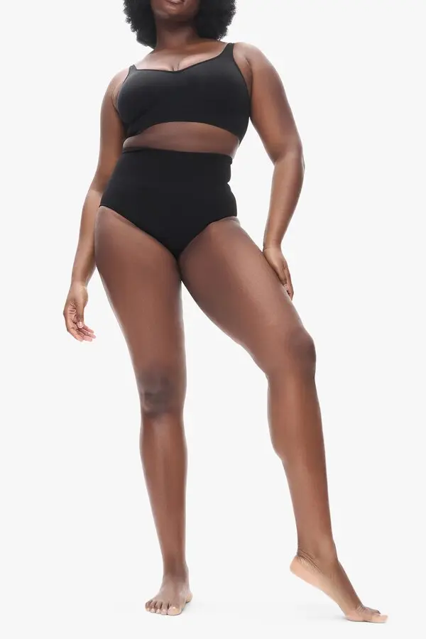 HEIST STUDIOS Contour High Waist Shorts - Black