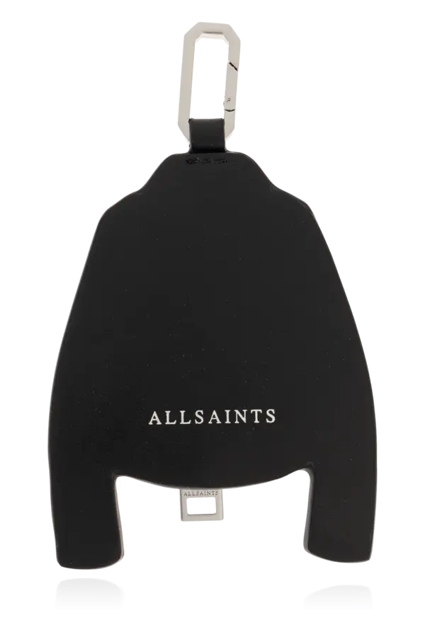 ALLSAINTS Balfern Leather Keyring - Black