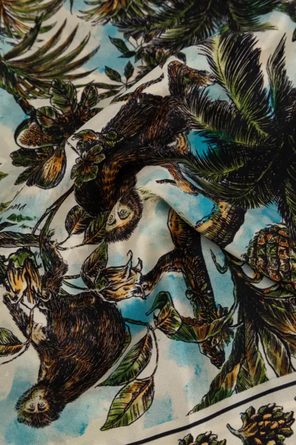 Dsquared2 Silk Scarf - Black