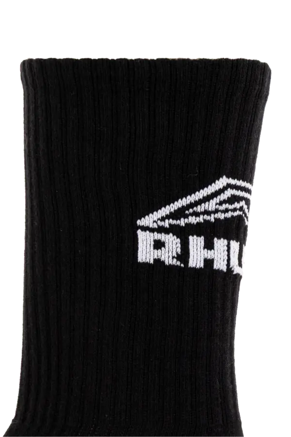 Rhude Logo Socks - Black