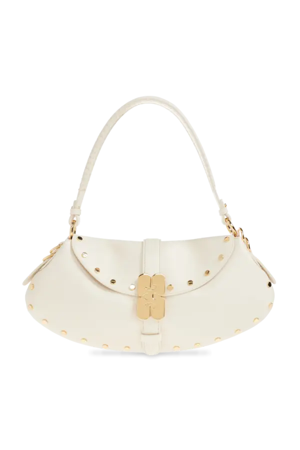 GANNI Shoulder Bag - Cream