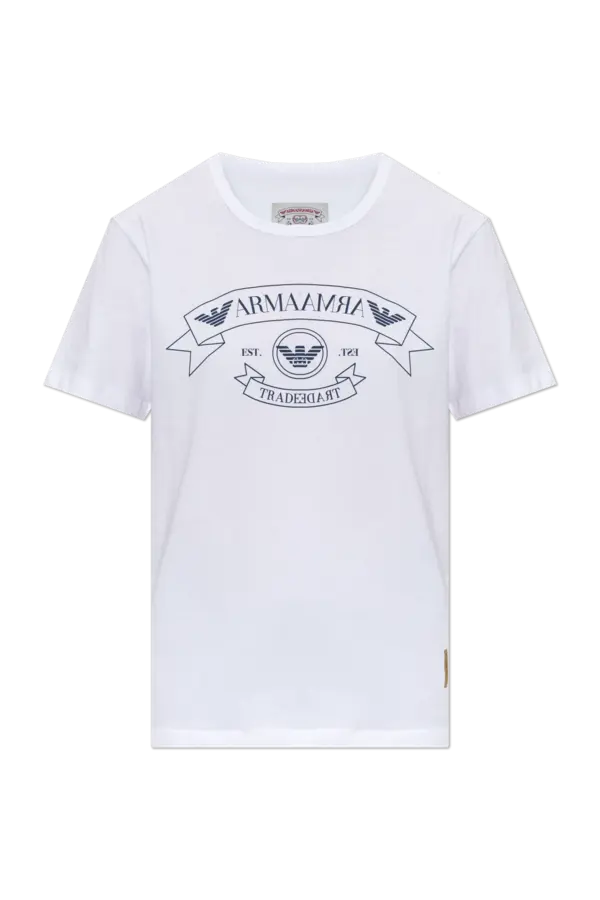 Emporio Armani Printed T-shirt - White