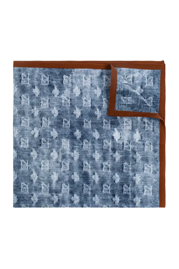 Dsquared2 Monogram Scarf - Blue