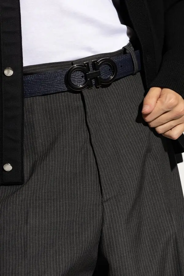 FERRAGAMO Reversible Belt - Black