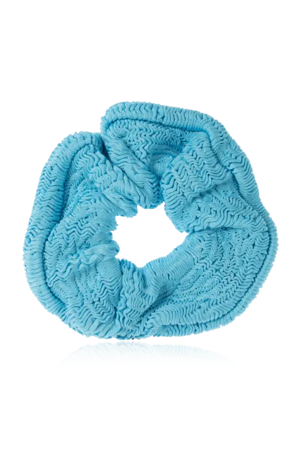 PARAMIDONNA Embossed Scrunchie - Blue