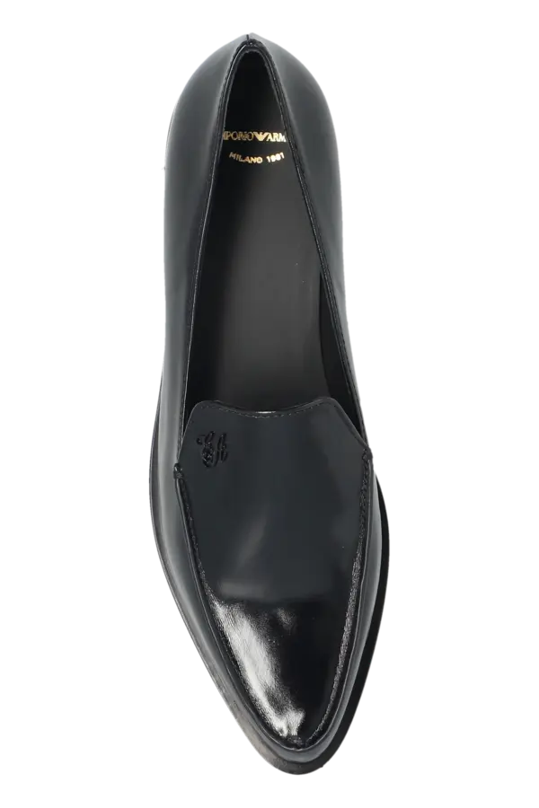 Emporio Armani Leather Loafers